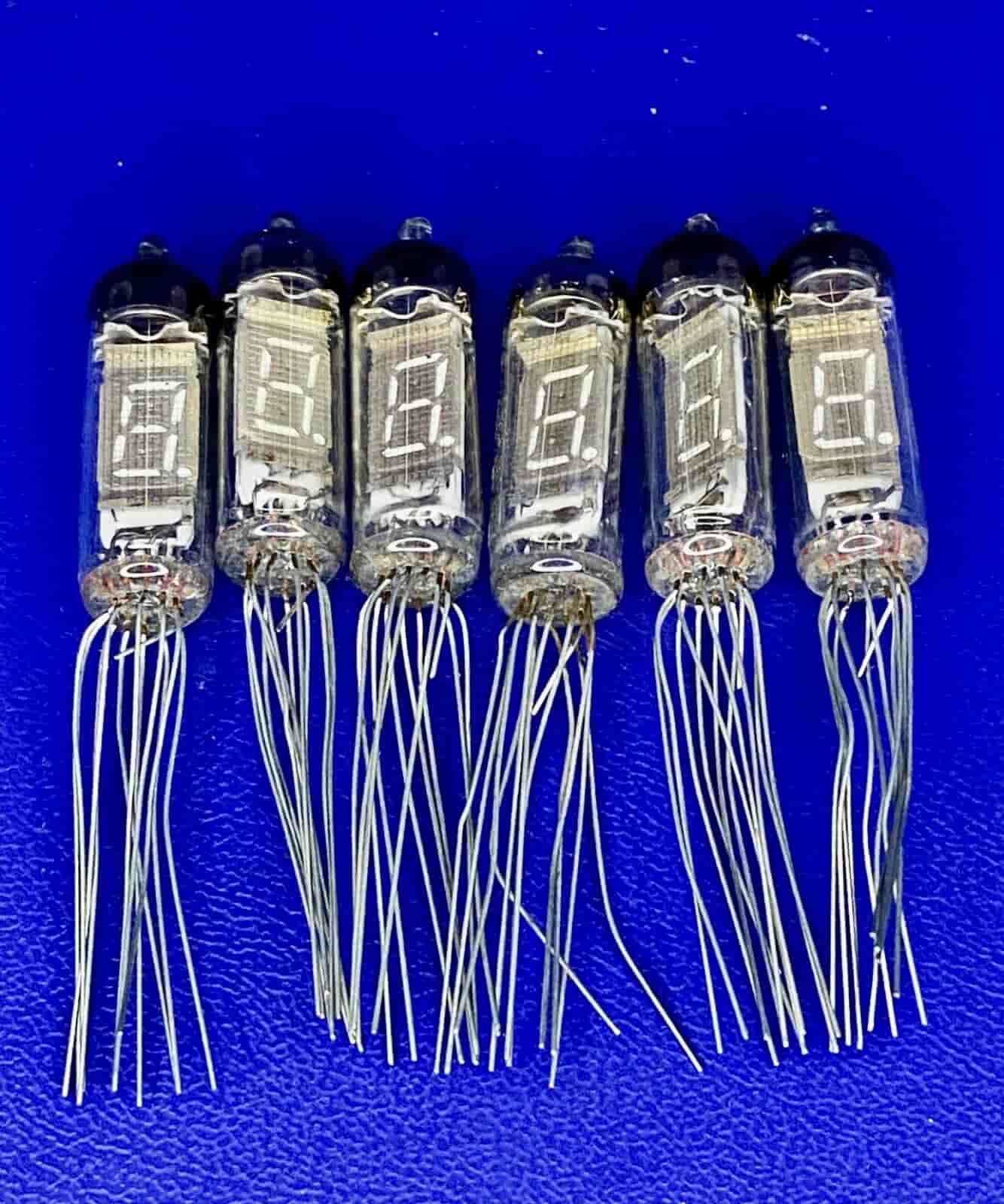 IV-3 VFD Tubes 6pcs VFD 7-segment Fluorescent Tubes