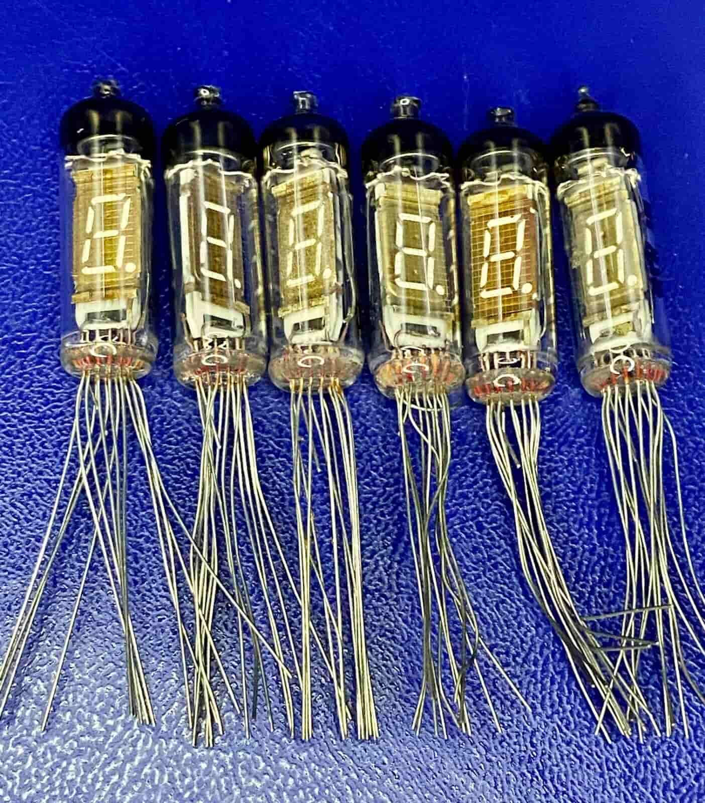 IV-8 Nixie VFD tubes Set: VFD 7-Segments indicator IV-8
